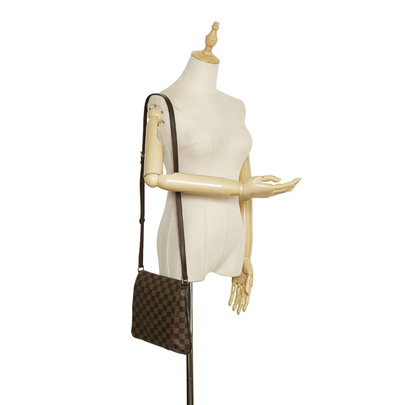 Louis Vuitton | Bags | Louis Vuitton Damier Ebene Musette Salsa Long ...